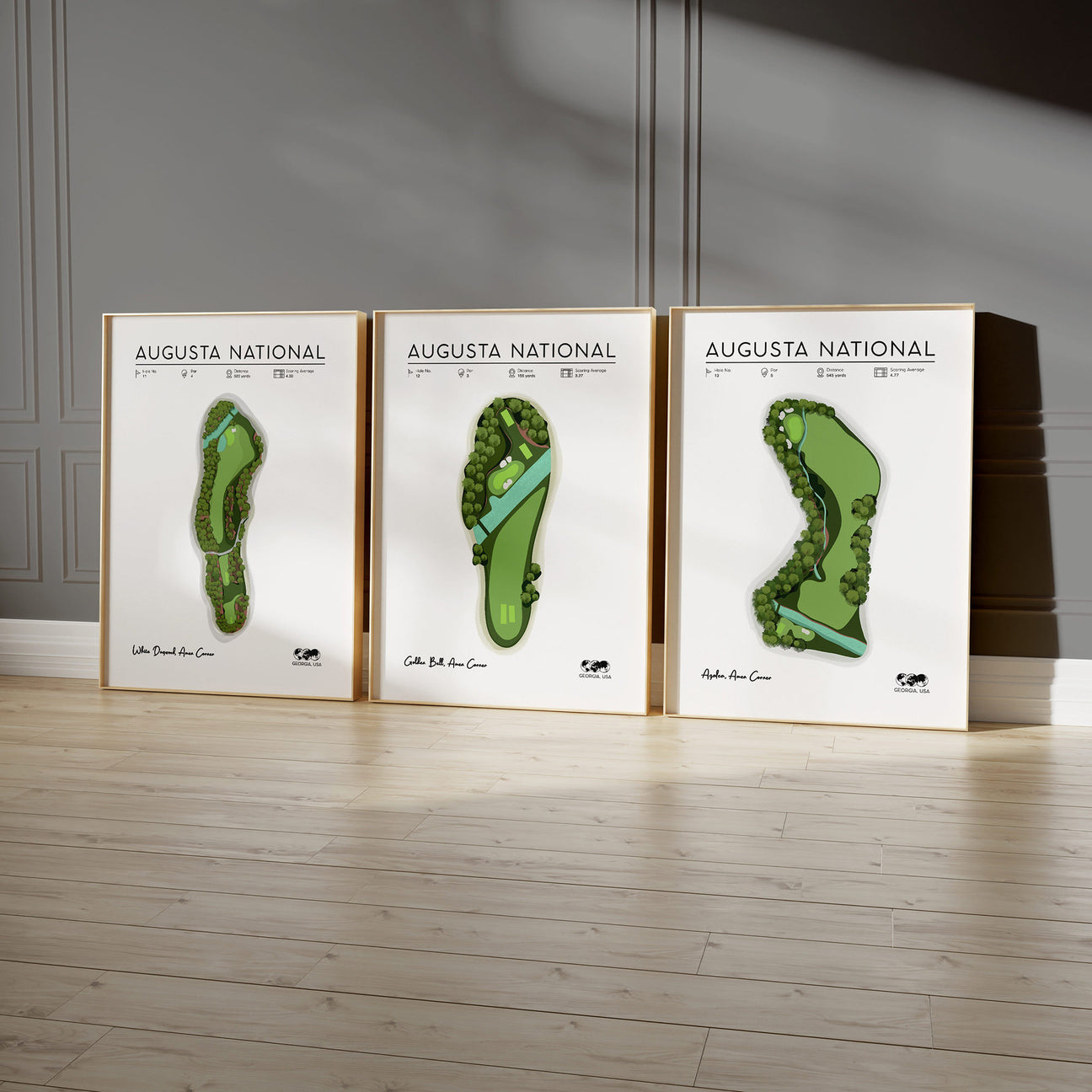 Augusta National Amen Corner Prints – The Masters Golf Art (Digital Do ...